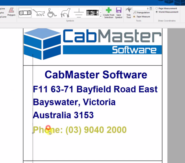 How to Make a Template - CabMaster Software