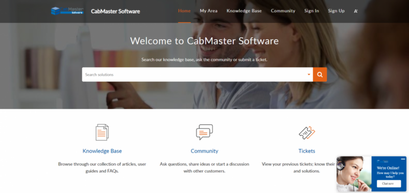 Navigating our Knowledge Base - CabMaster Software