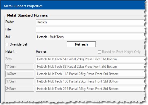 Hettich MultiTech Drawers - CabMaster Software
