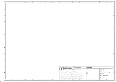 A3 Landscape Template - CabMaster Software
